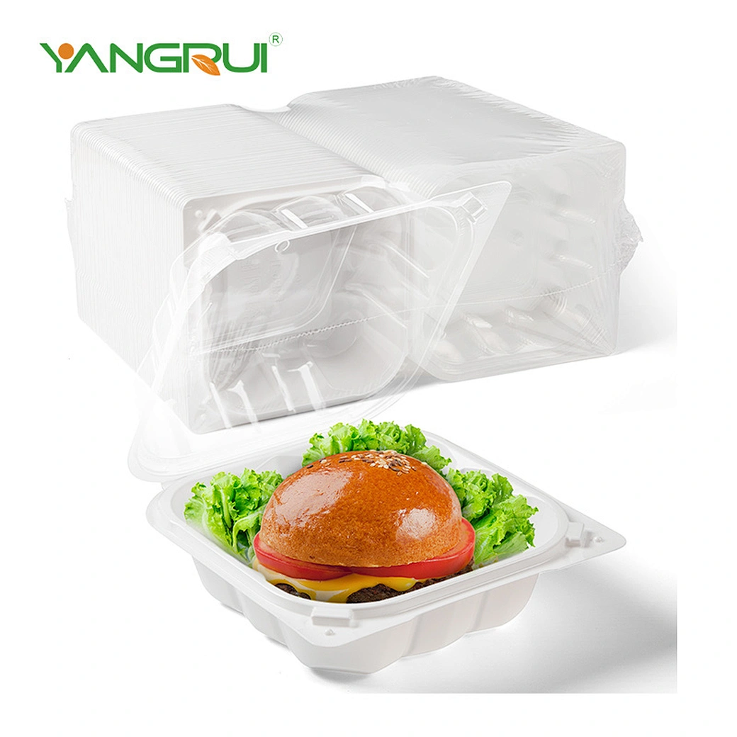 500ML Clamshell Food Container - hinged take out containers and bulk ...